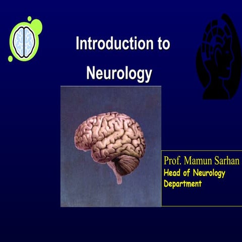 Introduction to neurology | PPT