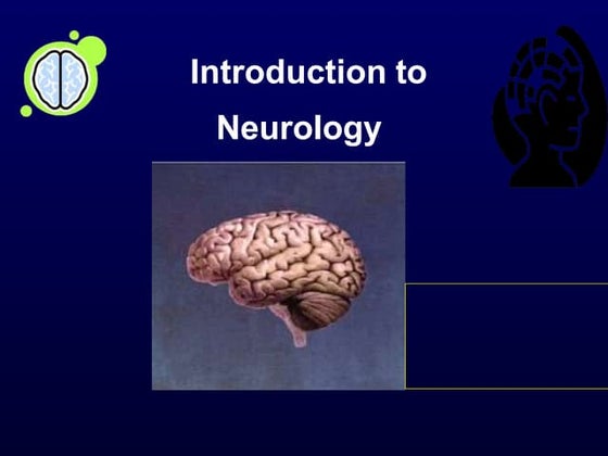 Introduction to neurology | PPT