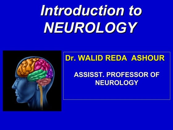 Introduction to neurology | PPT