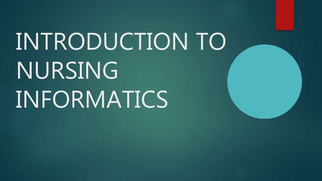 50 Eye-Catchy Nursing Informatics Capstone Project Ideas | PDF ...