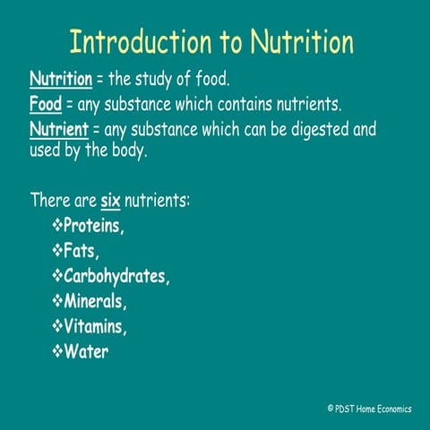 Nutrition | PPT