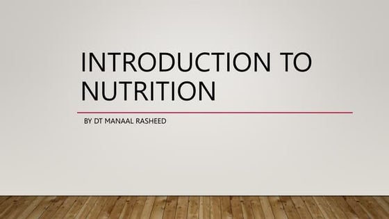 macronutrients and micronutrients | PPT
