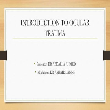 introduction to Ocular trauma.pptx