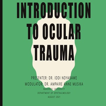 Introduction to ocular trauma Dr. Iddi Slides.pptx