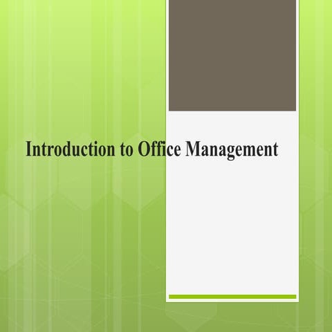 Administrative Office Management | PDF