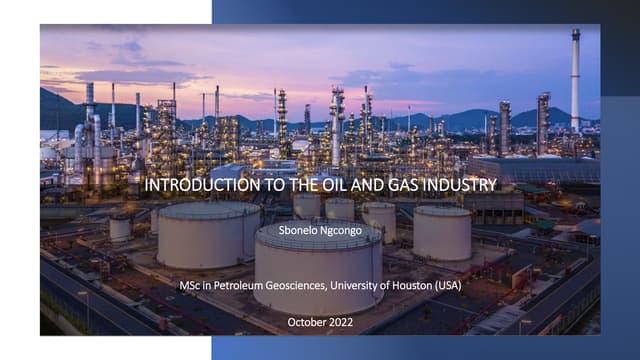OVERVIEW OF THE OIL & GAS EXPLORATION AND [Autosaved] | PPT