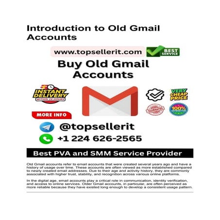 Introduction to 3 place To Old Gmail Accounts.docx