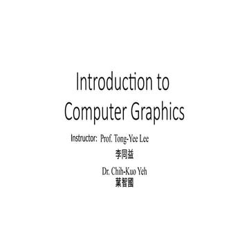 Introduction to Computer Graphics OpenGL.pptx