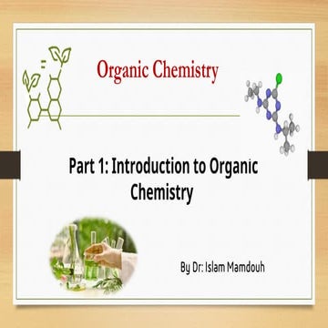 Introduction to organic chemistry and identification of organic ...