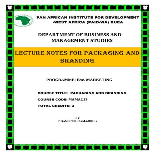 Introduction to packaging | PDF
