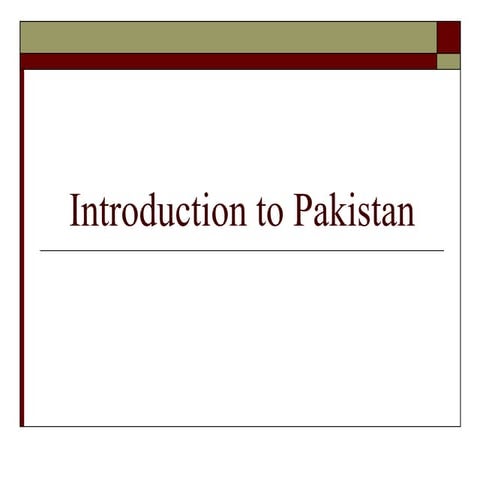 Introduction to Pakistan.ppt