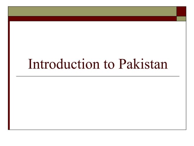 Land and physical features of pakistan | PPTX