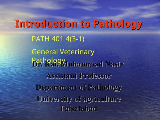 COMMON DEFINITIONS & TERMS USED IN PATHOLOGY | PDF