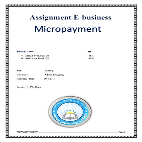 Introduction to payments | DOCX