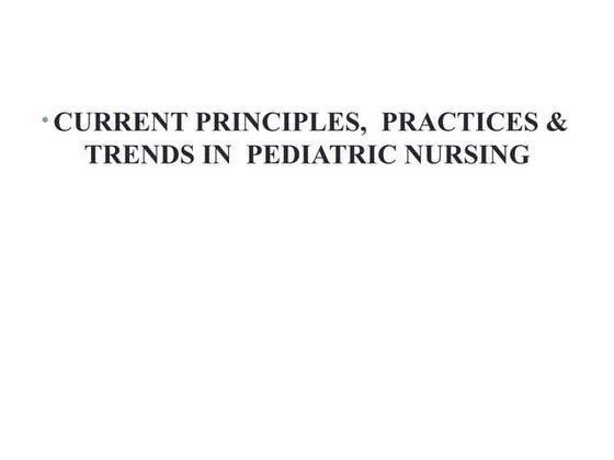 1.modern concepts of child care | PPTX