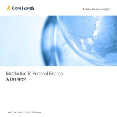 Introduction to Personal Finance | PPTX