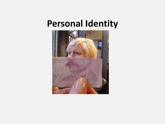 Identity: Who are you? | PDF