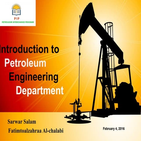 Fundamentals of Petroleum Engineering Module-1 | PPT