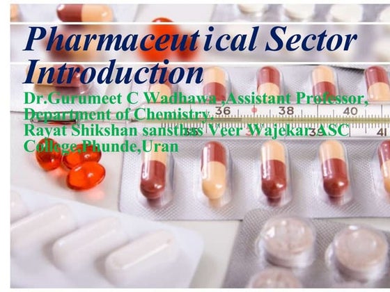 Pharmaceutical Industry Departments roles and responsibilities manasa ...