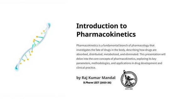 Concept of non linear and linear pharmacokinetic model | PPTX ...