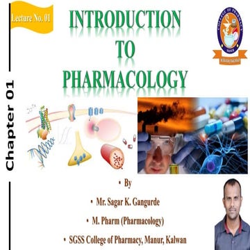 Introduction to Pharmacology & Toxicology | PPTX