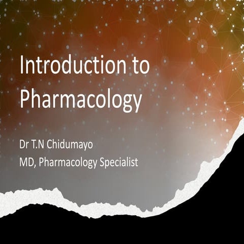 INTRODUCTION TO PHARMACOLOGY with pharma | PDF
