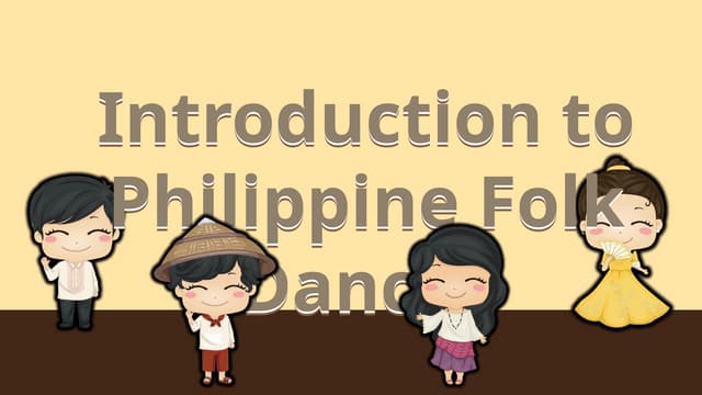Philippine Folk and Ethnic Dances.powerpoint | PPTX