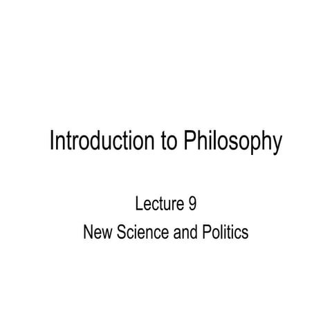 Introduction To Philosophy Lecture 9 Ppt