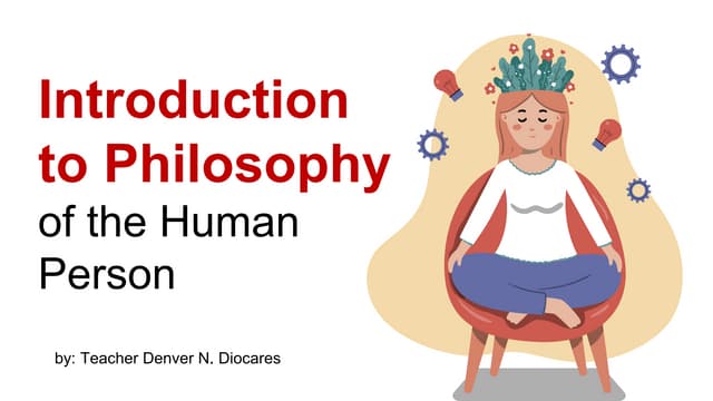 22.pptx Introduction of philosophy of the human person. Prudence and frugality | PPTX