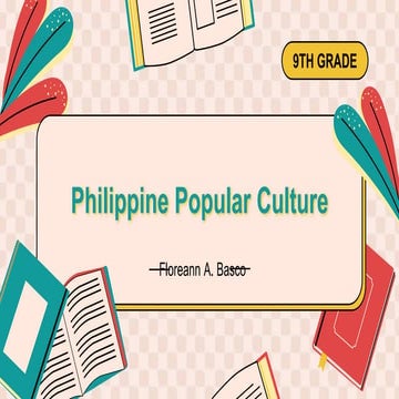 01-Philippine Pop Culture (General Subject) | PDF