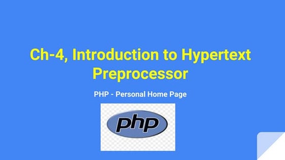 Introduction Of Php And Mysql Presentation Ppt 6971