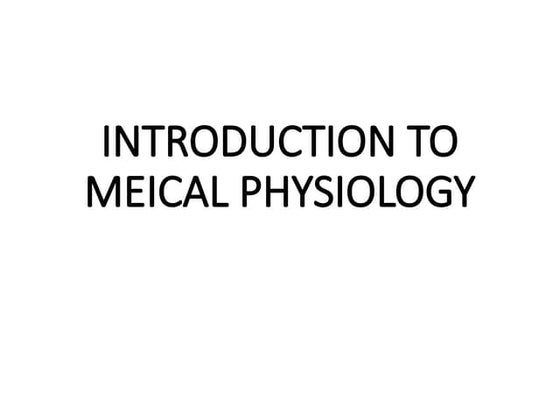 functional organization of the human body | PPTX