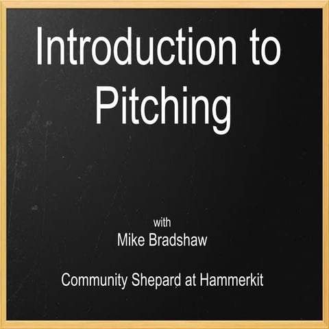 Introduction to pitching | PPT