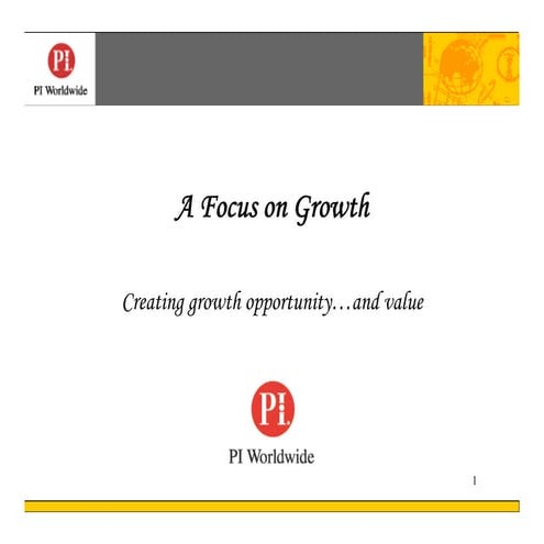 Introduction To PI Worldwide | PPT