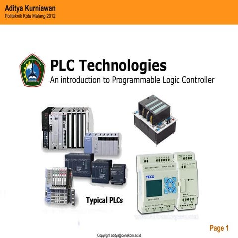 Introduction to plc | PPT