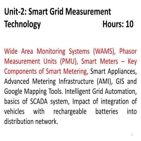 Introduction To Pmus And Smart Meters Pptx Digital Audio Computer