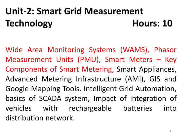 Introduction To Pmus And Smart Meters Pptx Digital Audio Computer
