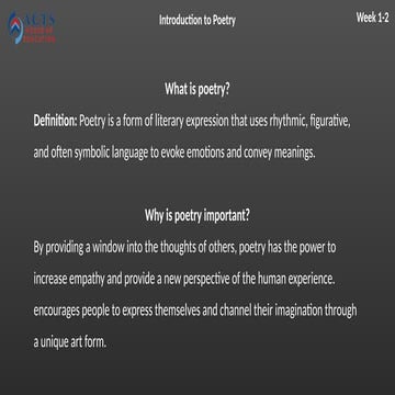 Introduction to Poetry - A How To Guide.pptx