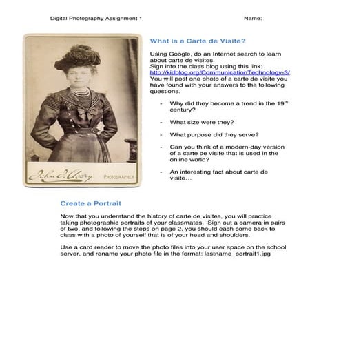 Introduction to portraiture | PDF