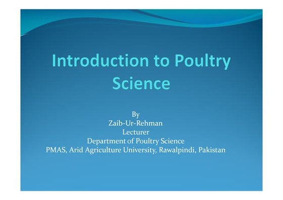 Project report on poultry farm layer | PDF