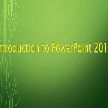 Introduction to powerpoint | PPT