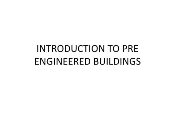 P.E.B. Framed Structure Design and Analysis Using STAAD Pro | PDF