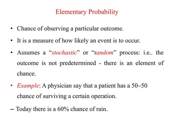 Statistics: Probability | PPT