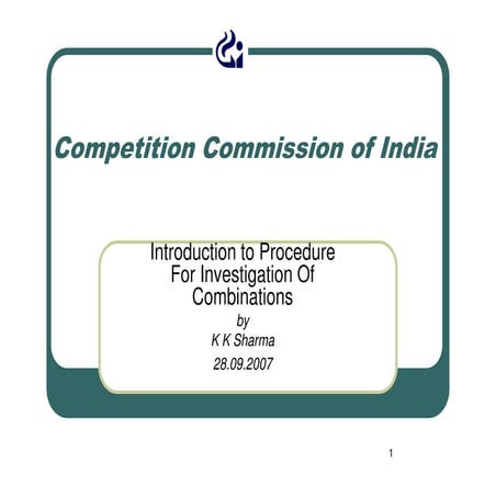 Introduction to procedure for investigation of combinations 2007 | PDF ...