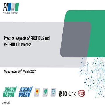 Introduction to PROFIBUS international and the basics of PROFIBUS and ...