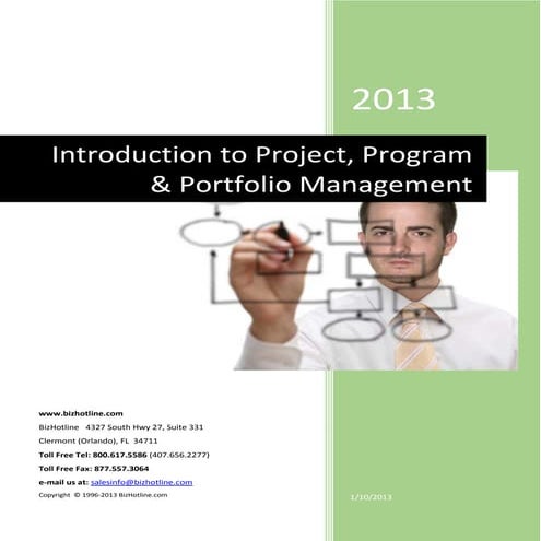 Introduction to project, program & portfolio management | PDF