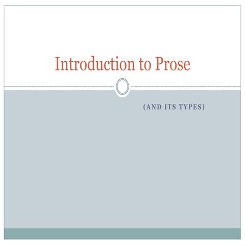 Introduction to Prose.pptx