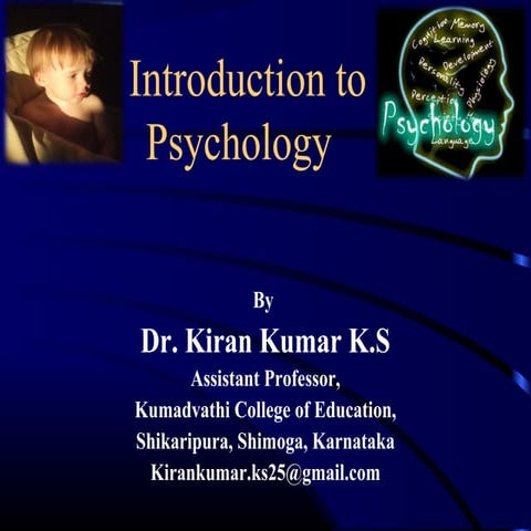 Introduction to Psychology | PPT