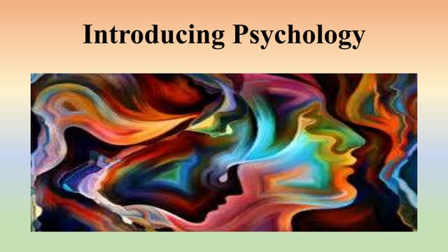Introduction to psychology | PPT