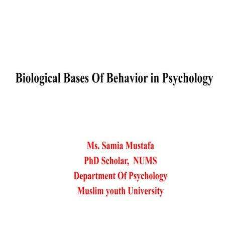 Understanding the Biological Bases of Behavior in Psychology: Neurons ...
